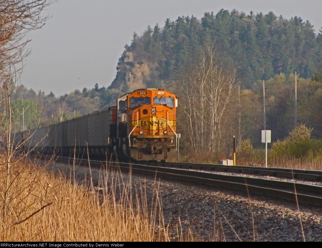 BNSF 8891, CP's Tomah Sub.